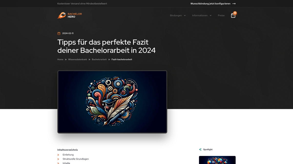 Tipps für das perfekte Fazit deiner Bachelorarbeit in 2024